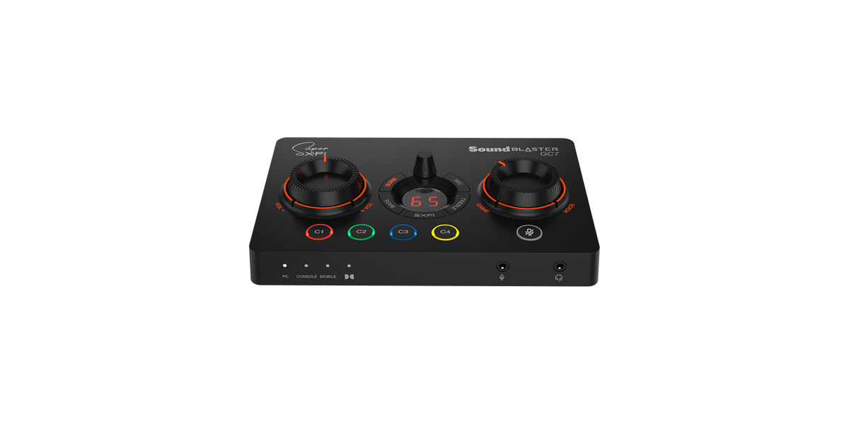 Sound Blaster GC7 Game Streaming USB DAC and Amp with Programmable ...