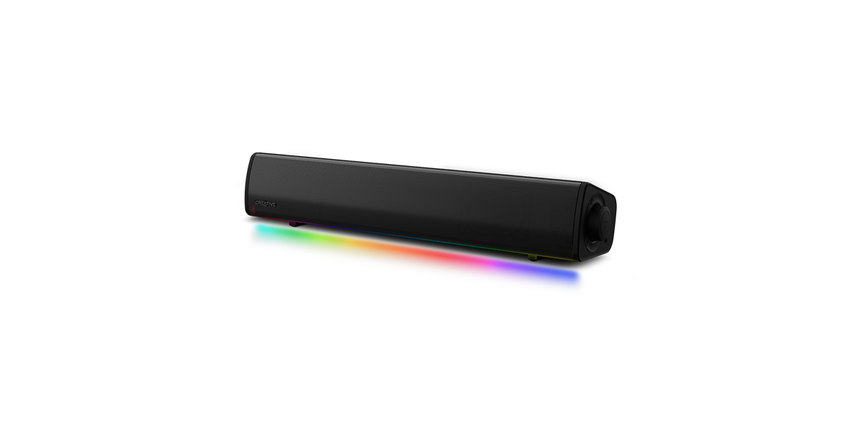 Sound Blaster GS3 Compact Gaming RGB Soundbar with SuperWide ...