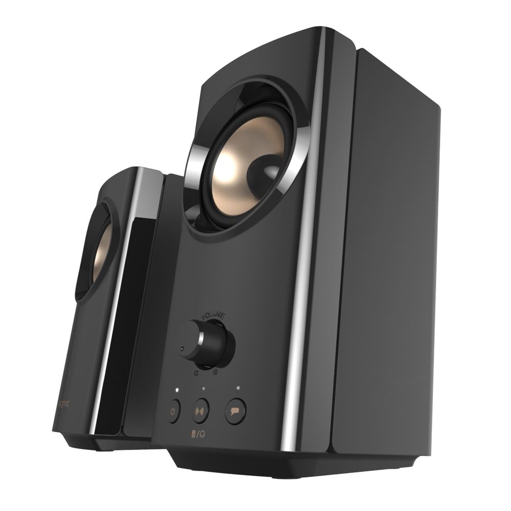 Creative T60 Compact Hi-Fi 2.0 Desktop Speakers with Clear Dialog and ...