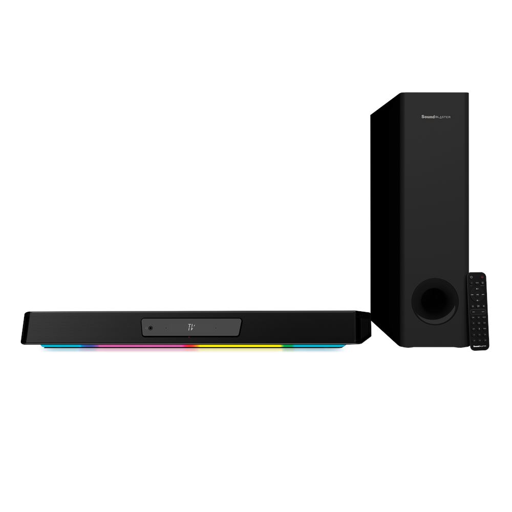Sound Blaster Katana V2X Tri-amplified Multi-channel Super X-Fi Gaming Soundbar with Compact ...
