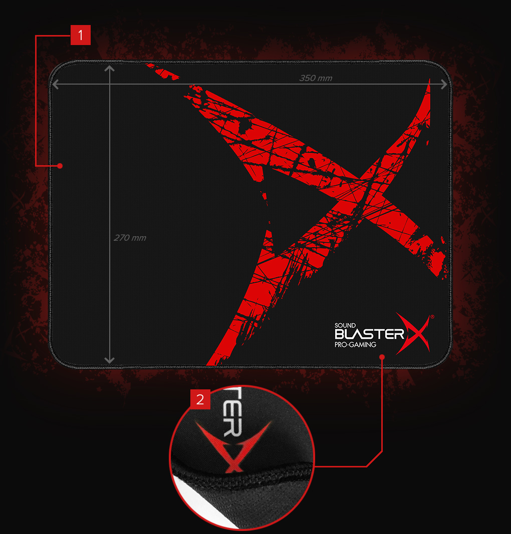 Sound BlasterX AlphaPad Special Edition - High Performance Gaming Mouse ...