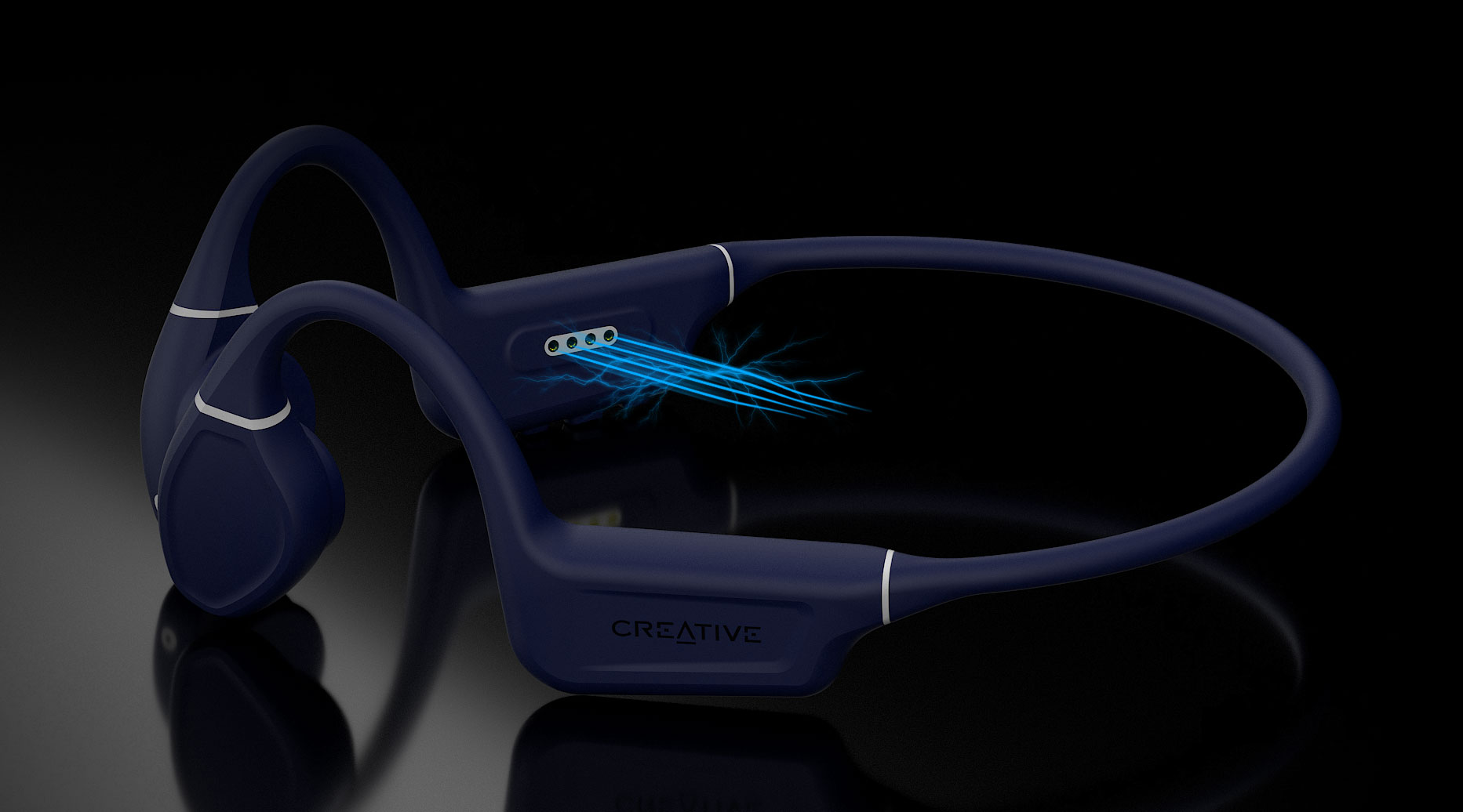 Creative Outlier Free Pro - Wireless Bone Conduction Headphones with Bluetooth® 5.3 and IPX8 ...